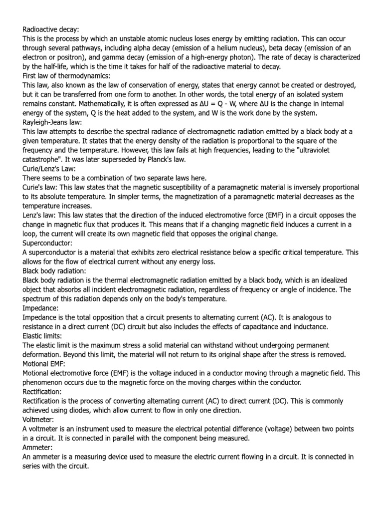 Short Definitions | PDF