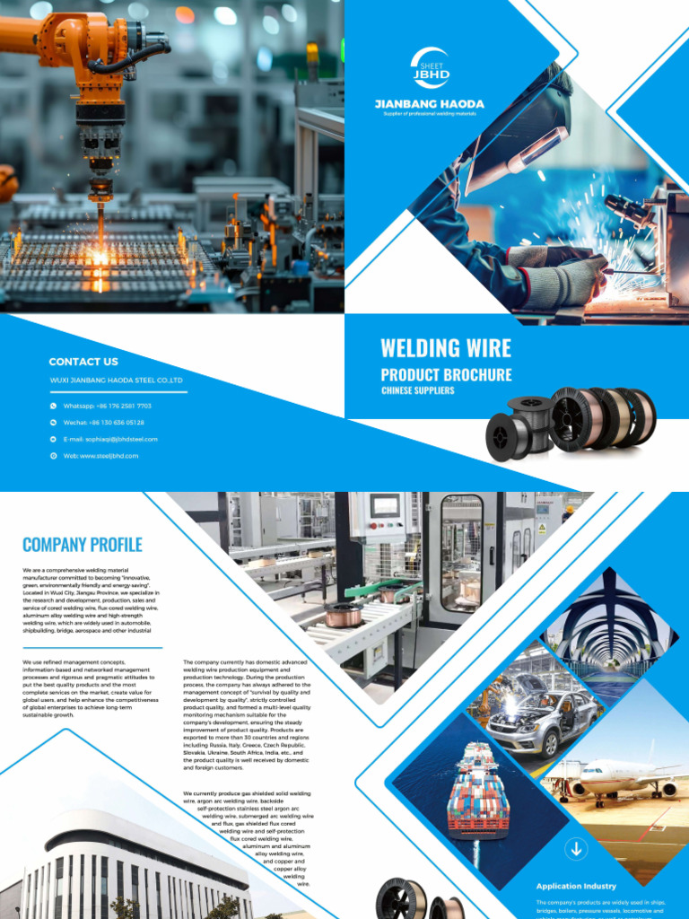 Welding Wire Catalog From Wuxi Jianbanghaoda | PDF