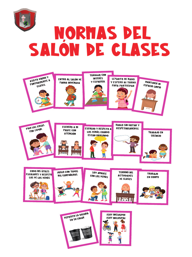 Normas Del Salon de Clases | PDF