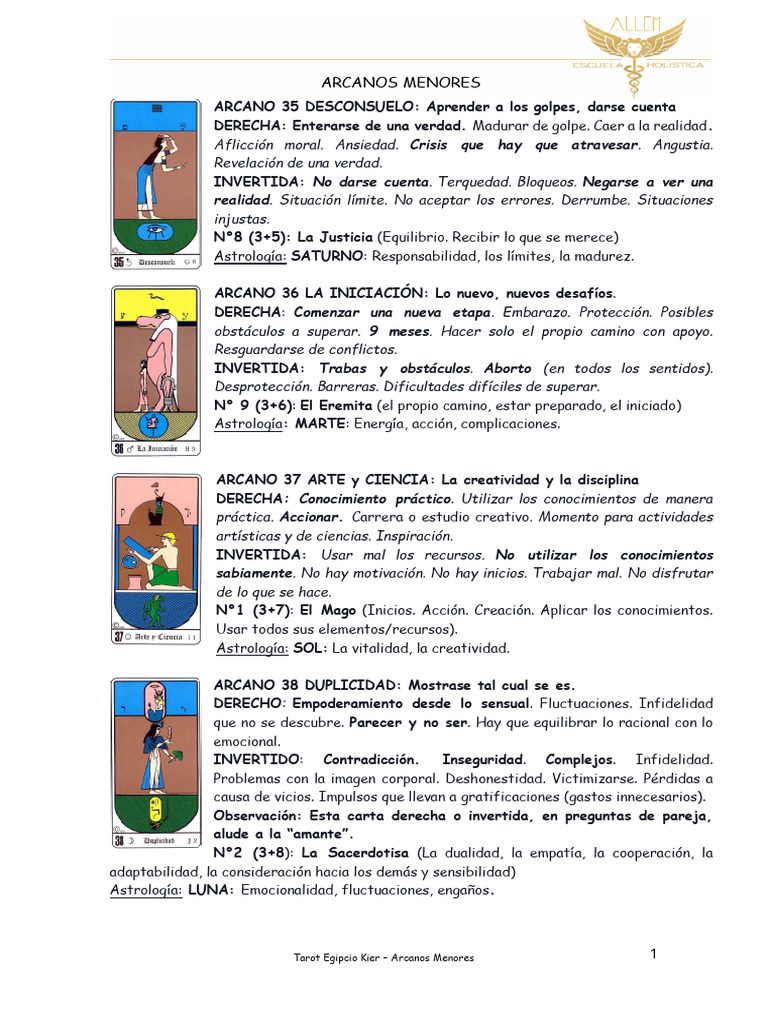 Semana 10 - Arcano 35 Al 46 | PDF | Infidelidad | Amor