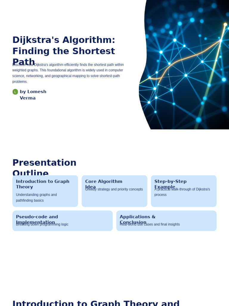 Dijkstras Algorithm Finding The Shortest Path | PDF | Computer Science ...