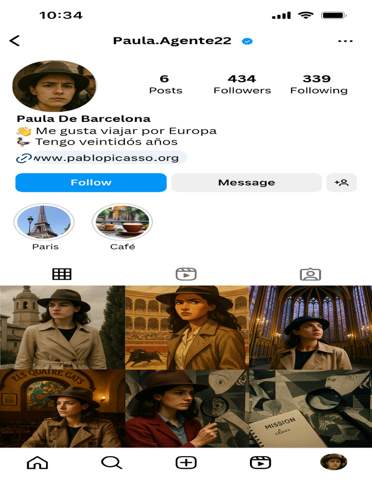 Paula - Agente22: Me Gusta Viajar Por Europa Tengo Veintidós Años | PDF