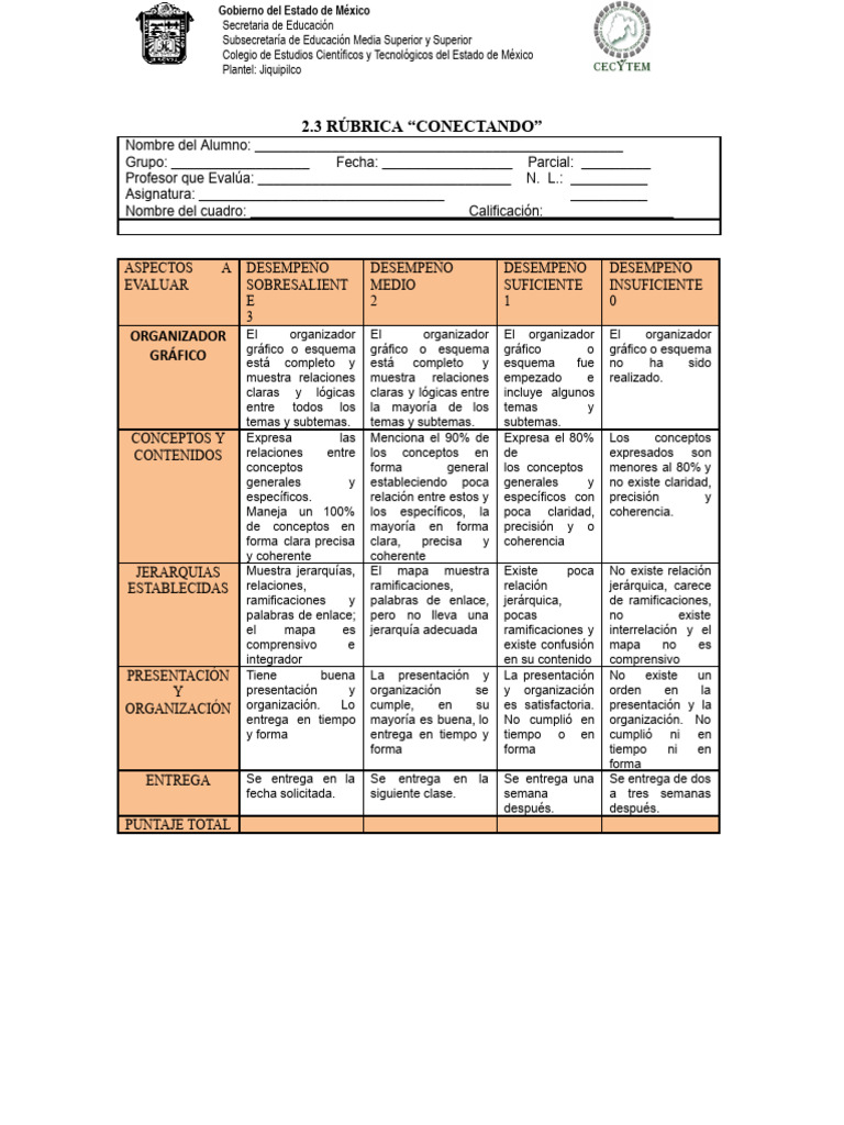 2.3 R-brica Mapa de Cajas.docx | PDF