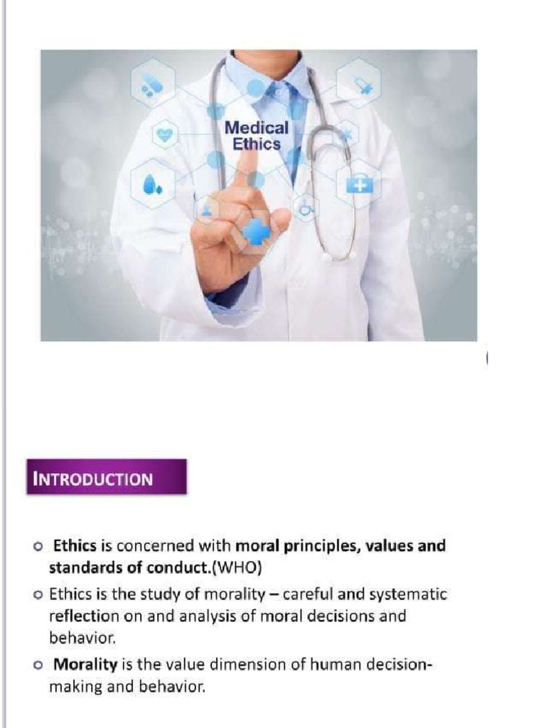 ppt bioethics lecture 1 | PDF