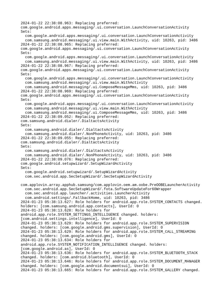 PM Debug Info | PDF | Android (Operating System) | Personal Digital Assistant