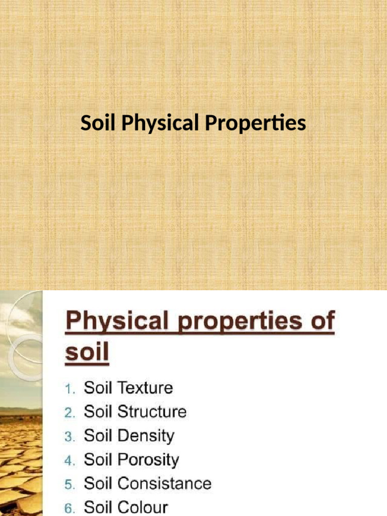Soil Structure Properties | PDF