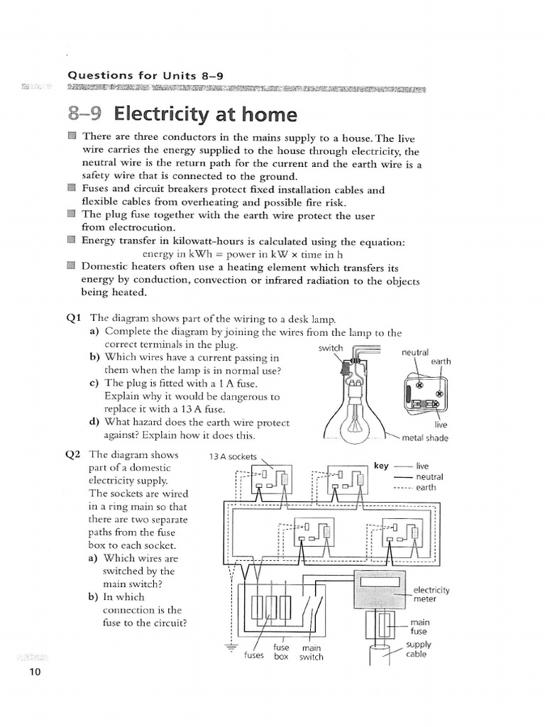 Domestic Electricity Qs | PDF