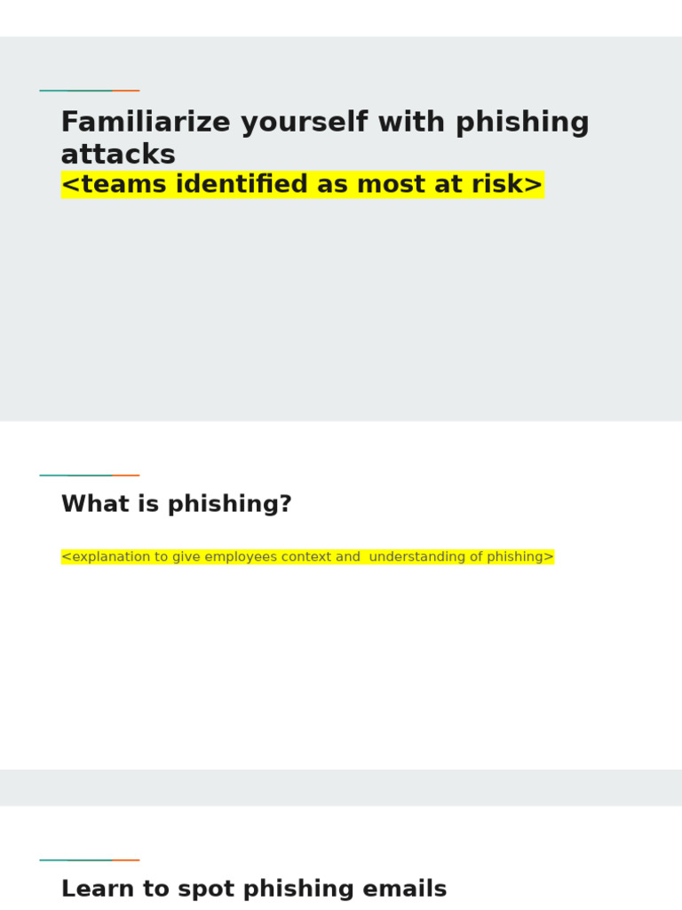 Phishing Awareness HR Marketing | PDF