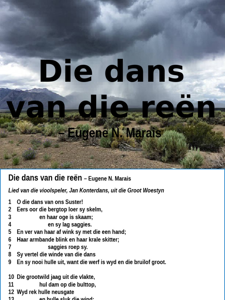 5 Die Dans Van Die Reen BB | PDF
