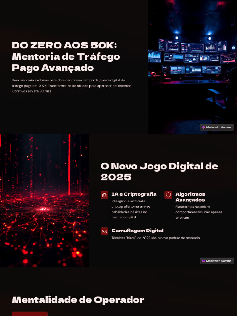 Visão Geral Da Mentoria - DO ZERO AOS 50K | PDF | Criptografia