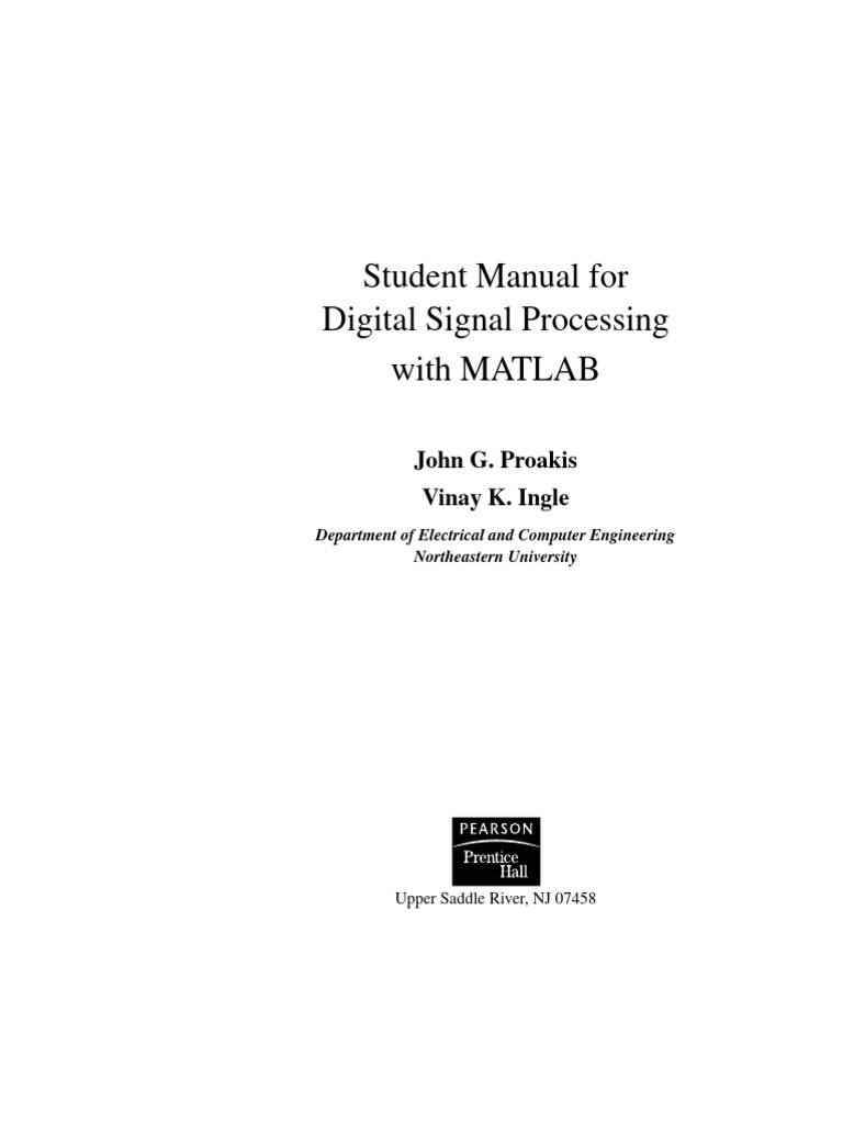 DSP Student Manual-2 | PDF | Fast Fourier Transform | Digital Signal Processing