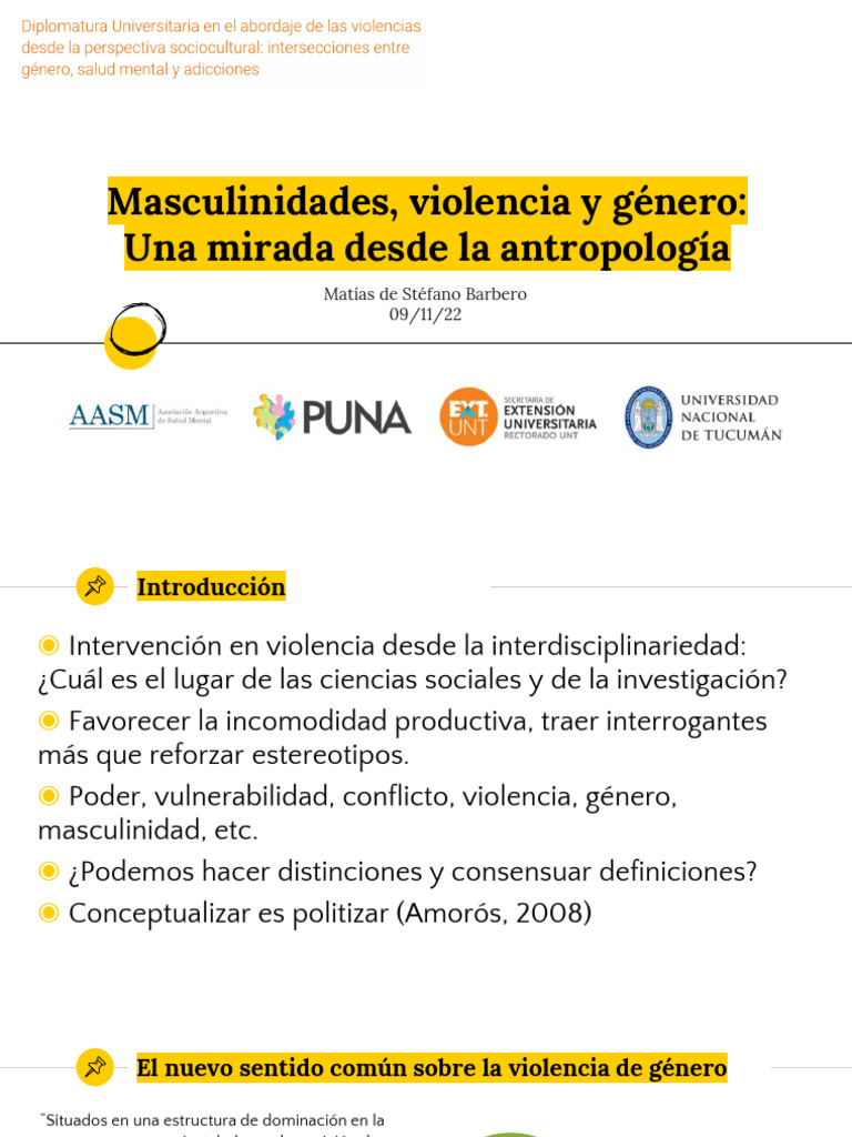 AASM - Masculinidad, Violencia y Género | PDF | Masculinidad | Violencia