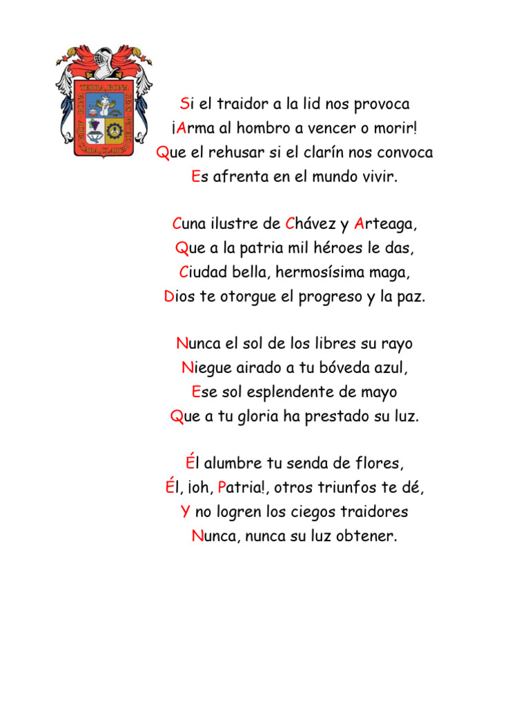 Himno Aguascalientes | PDF