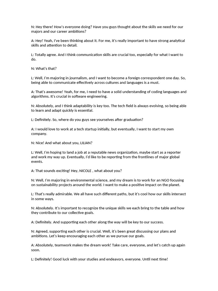 Ingles Week5 Guion | PDF