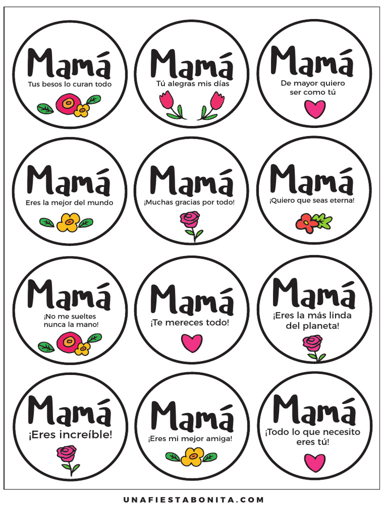 Cartelitos - Dia de La Madre | PDF