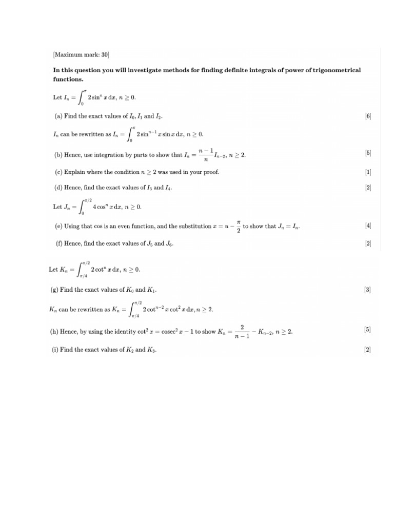 Challenge Integral | PDF