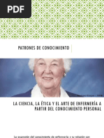 Patrones de Barbara Carper | PDF | Conocimiento | Enfermería
