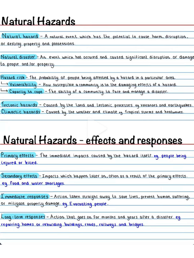 Natural Hazards Pdf