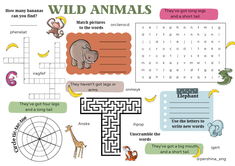 Wild Animals PDF | PDF