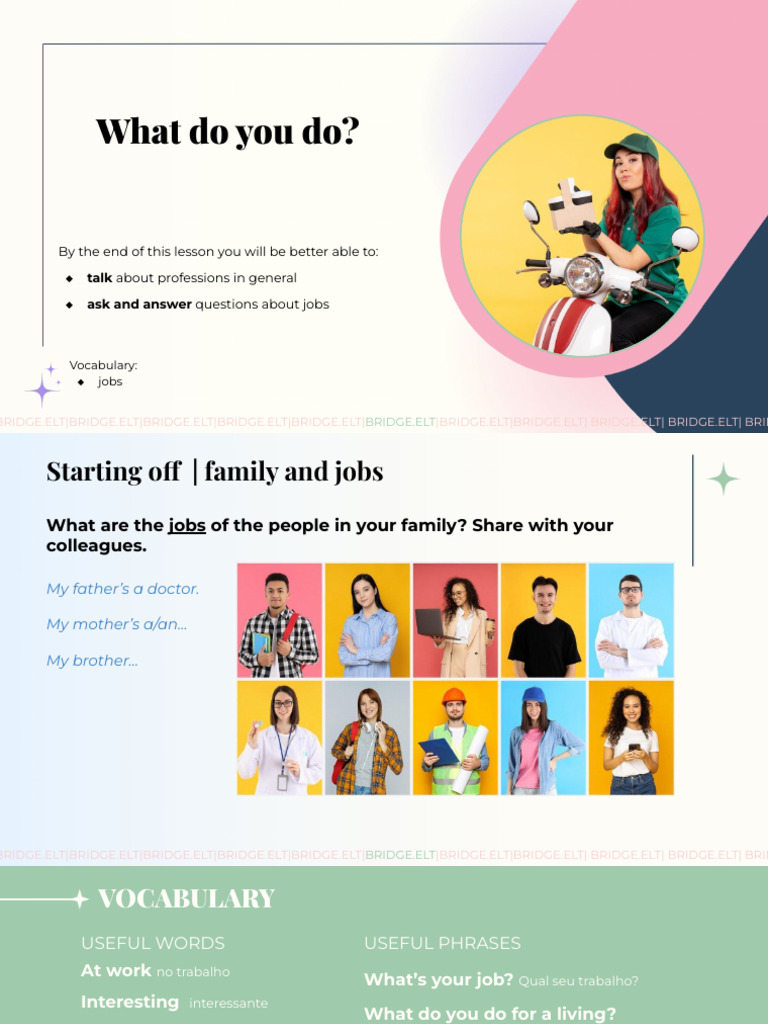 Dialogue - What Do You Do | PDF | Morphology | Grammar