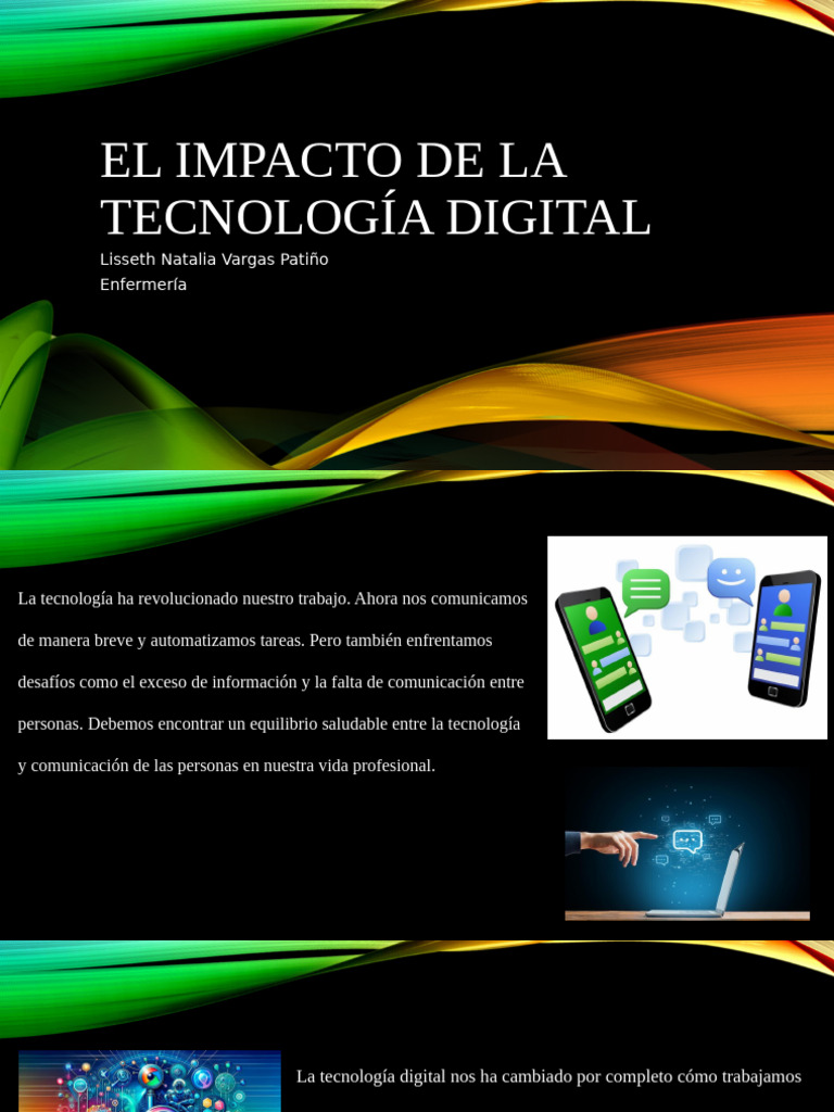 El Impacto de La Tecnología Digital Lisseth Natalia Vargas Patiño | PDF ...