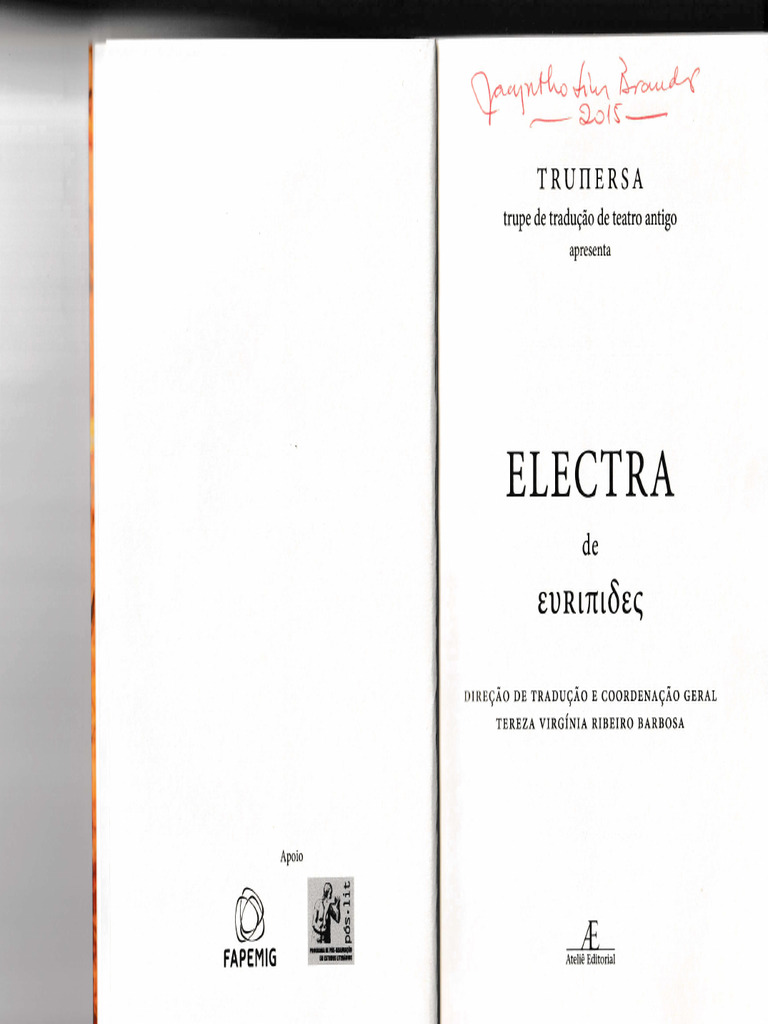 Eurípides - Electra | PDF