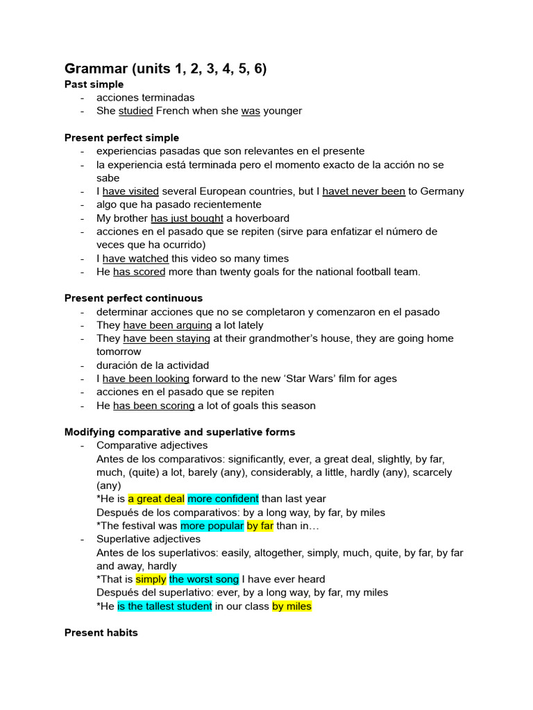 English Global Exam - 3 Evaluación - Candela García Martínez | PDF ...