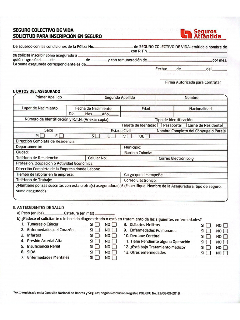 Formato de Poliza de Seguro | PDF
