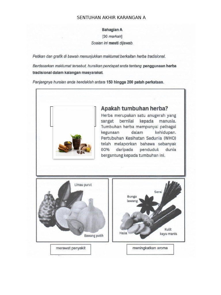 Sentuhan Akhir Karangan A | PDF