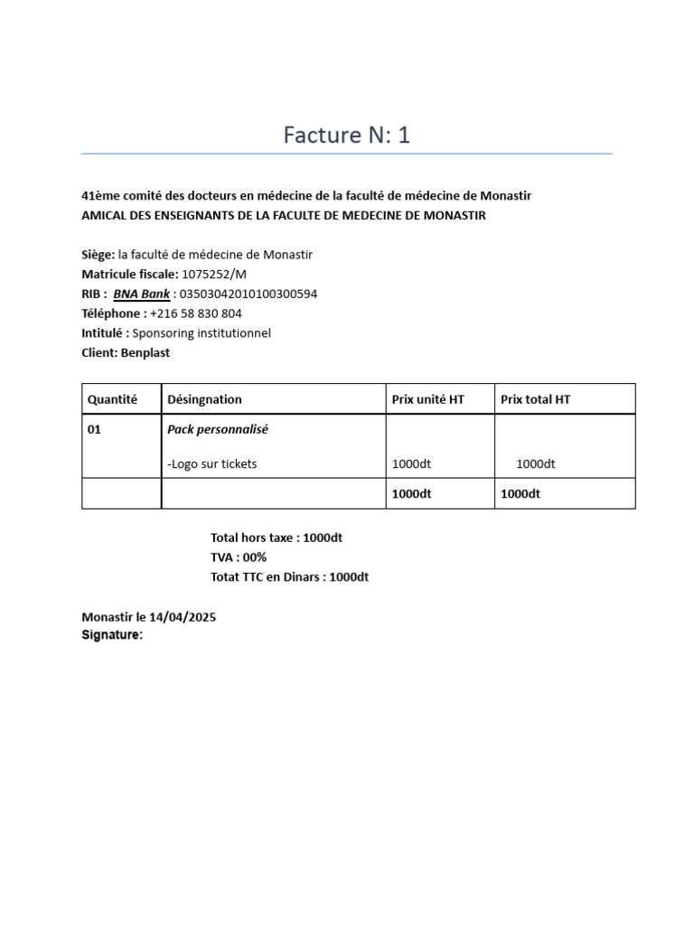 Facture PDF | PDF