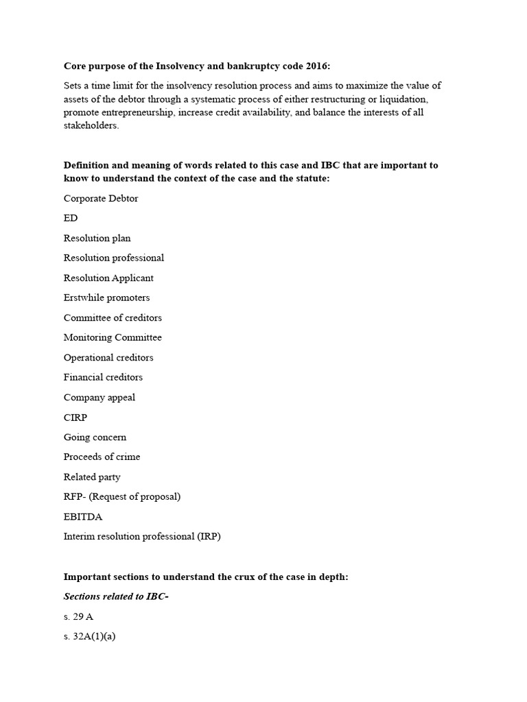 Judgement analysis of BPSL lliquidation ordered by SC | PDF | Judgment (Law) | Bankruptcy