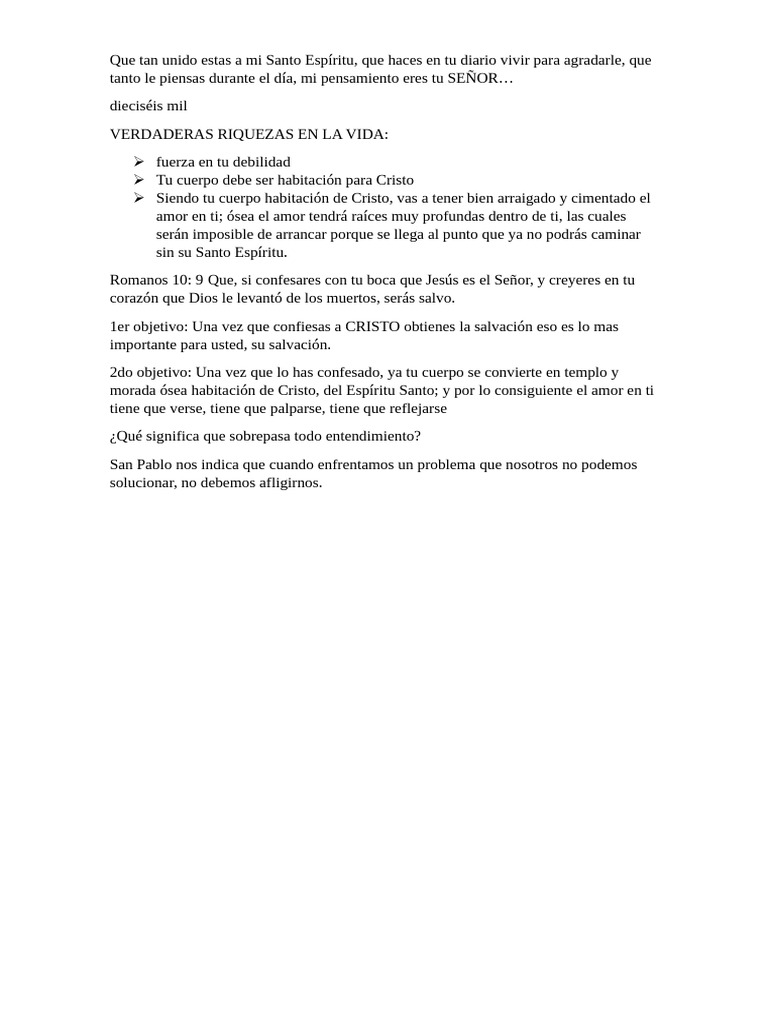 El Amor Que Excede Todo Conocimiento | PDF