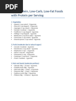 Plant-Based Protein Sources Handout (1) - 1737209874533 | PDF