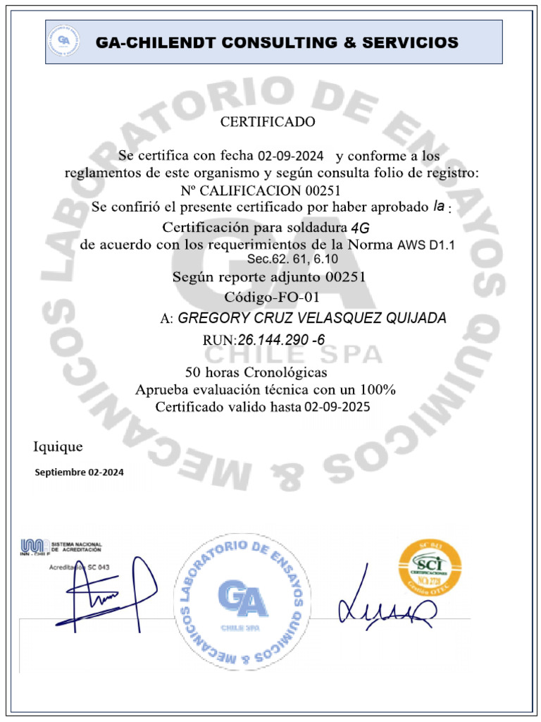 Gregory Cruz 4G | PDF | Unión | Electricidad