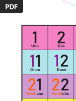 Números del 1 al 50 para imprimir | PDF