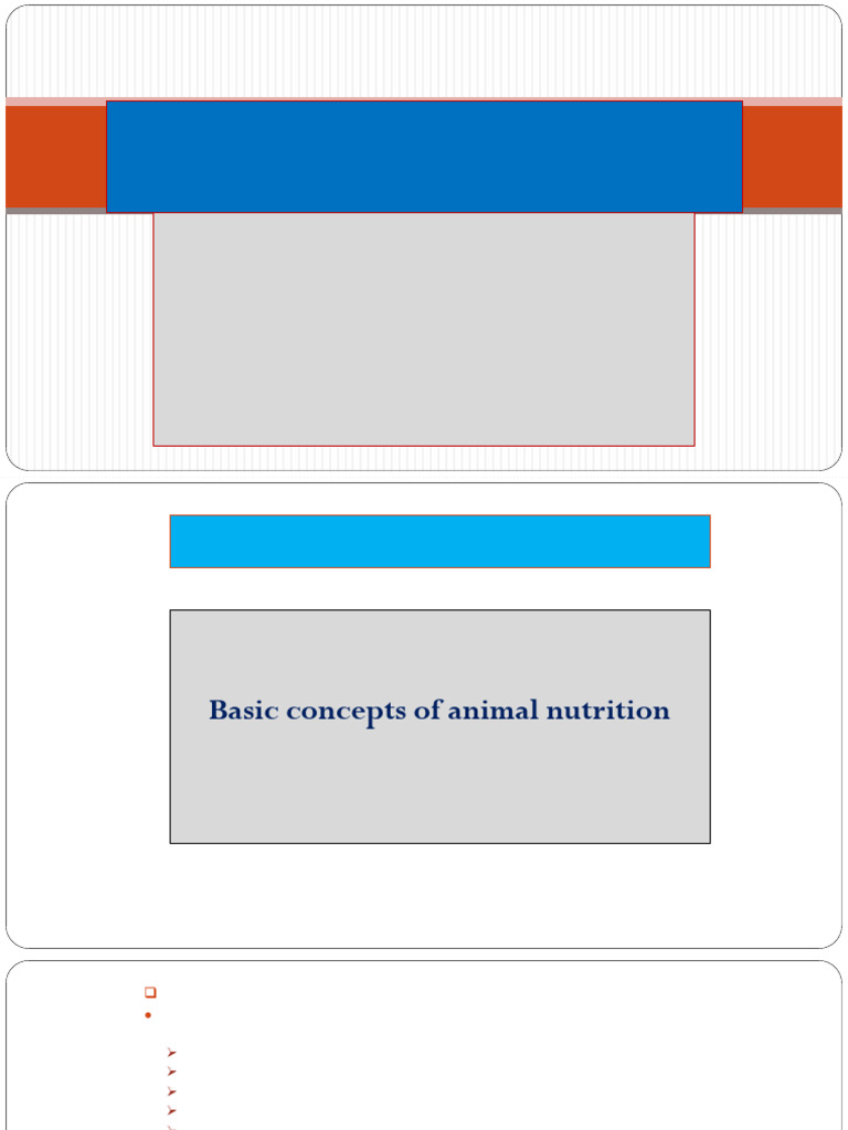 Animal Feed and Nutrition | PDF | Hay | Nutrition