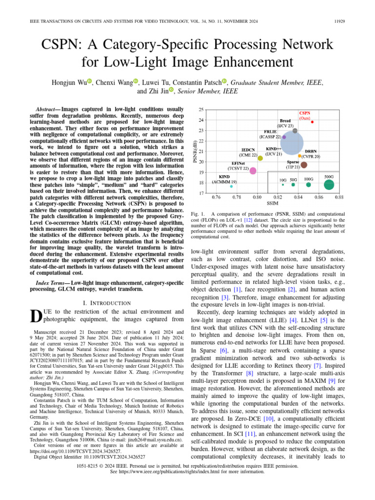 CSPN A Category-Specific Processing Network For Low-Light Image ...