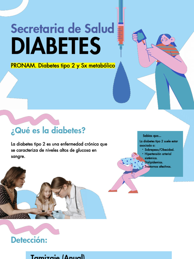 Pronam - DM Tipo 2 - SX Metabolico | PDF | Diabetes | Obesidad