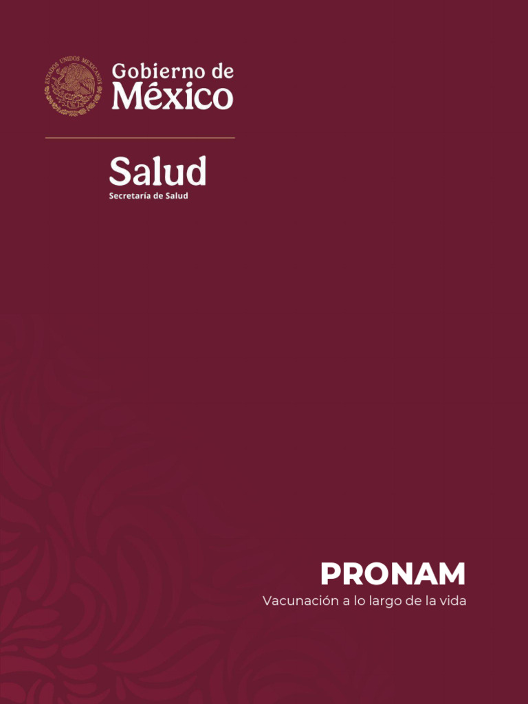 Anexo 11 Pronam Vacunación | PDF | Hepatitis | Vacunación