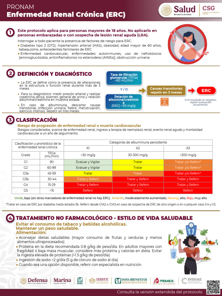 Anexo 6 Pronam Erc Infografia | PDF | Hipertensión | Nefrología