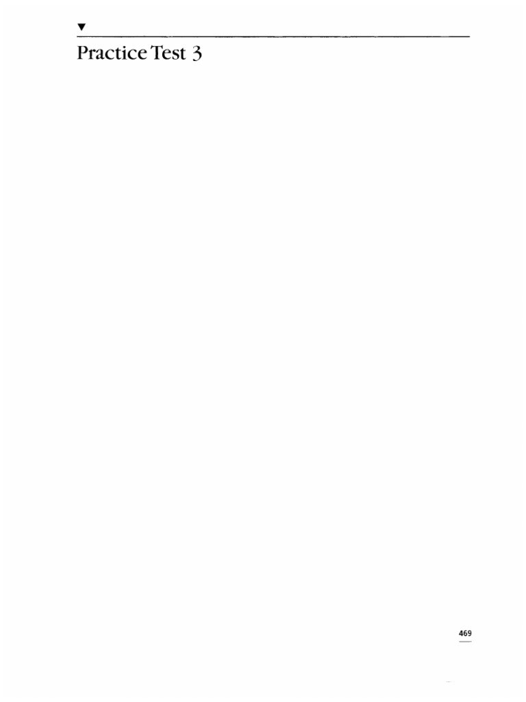 Practice Listening Comprehension Test 3 | PDF