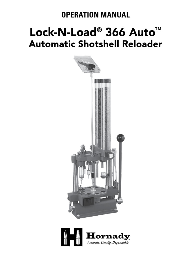 366 Auto Shotshell Reloader Instructions 2018 06 081528913363 | PDF ...