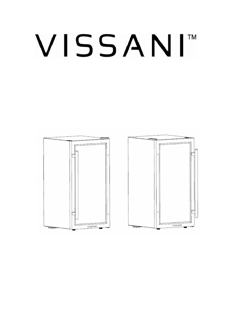 Vissani Wine & Beverage Cooler Manual | PDF | Ac Power Plugs And ...