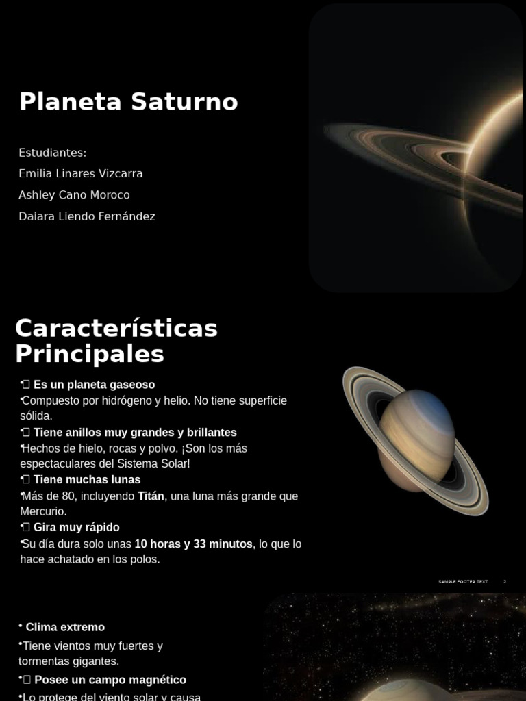 Planeta Saturno | PDF