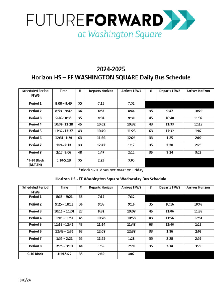 Horizon Bus Template | PDF
