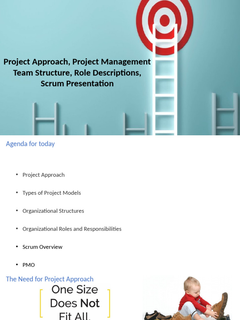 Project Approach, Organizational Structure and Roles, Scrum | PDF | Scrum (Software Development ...