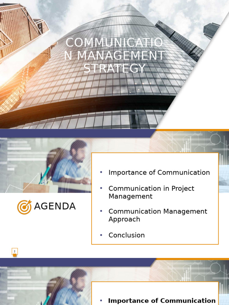 Effective Communication Management Strategy | PDF | Project Manager