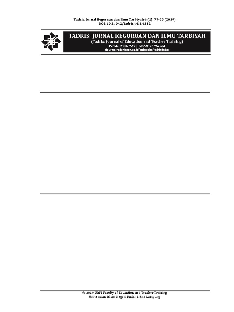 PBL's Impact on Critical Thinking in Islamic Schools | PDF | Critical ...