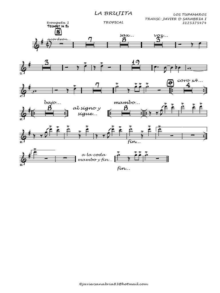 La Brujita Trompeta 1 | PDF