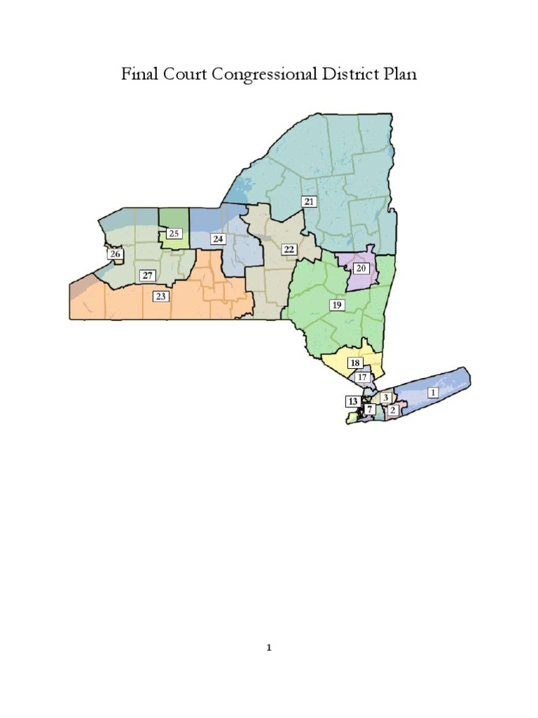 New York Federal Court Districts Map | PDF